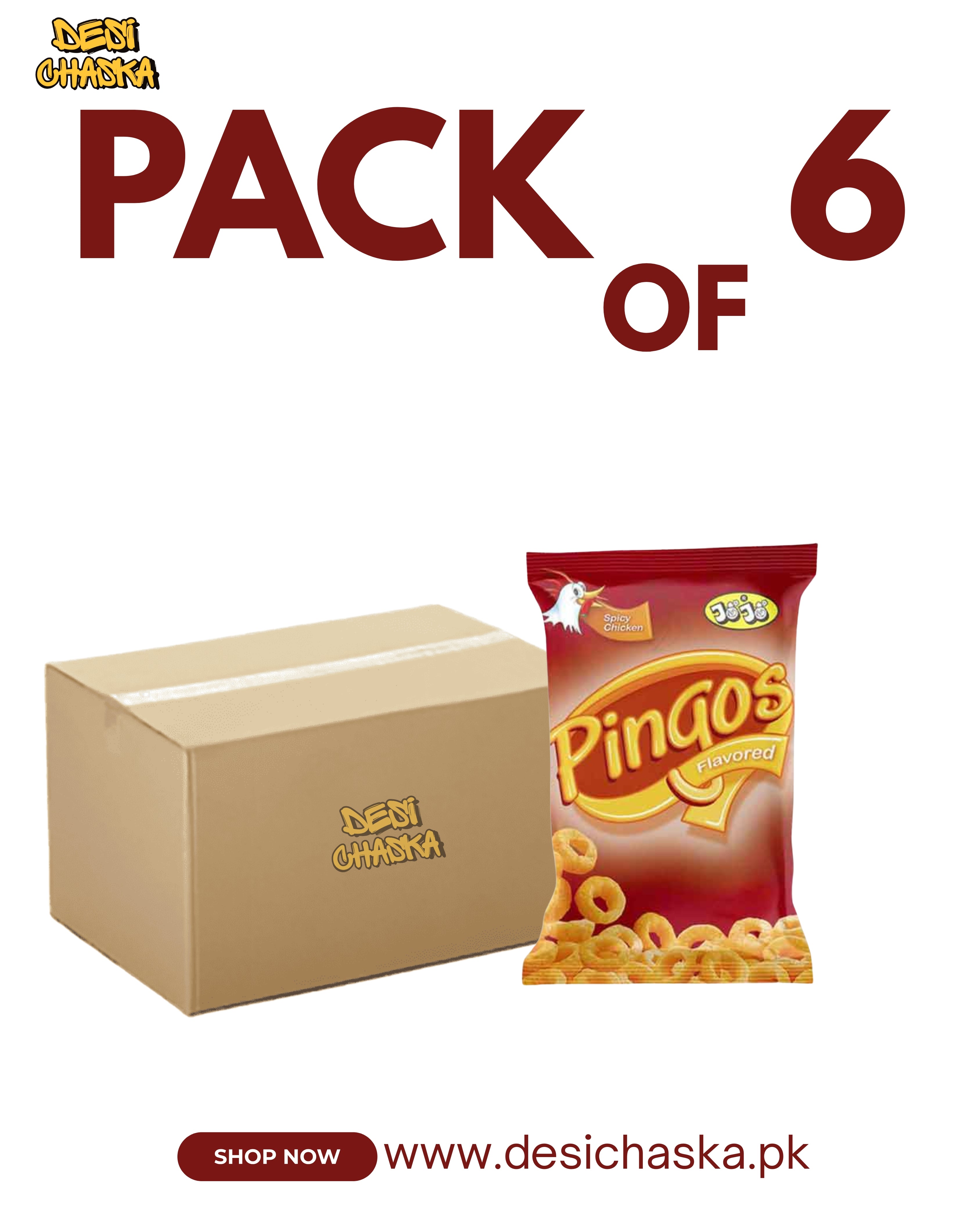 PINGOS - PACK OF 6 ( CHICKEN FLAVOR) – Desi Chaska