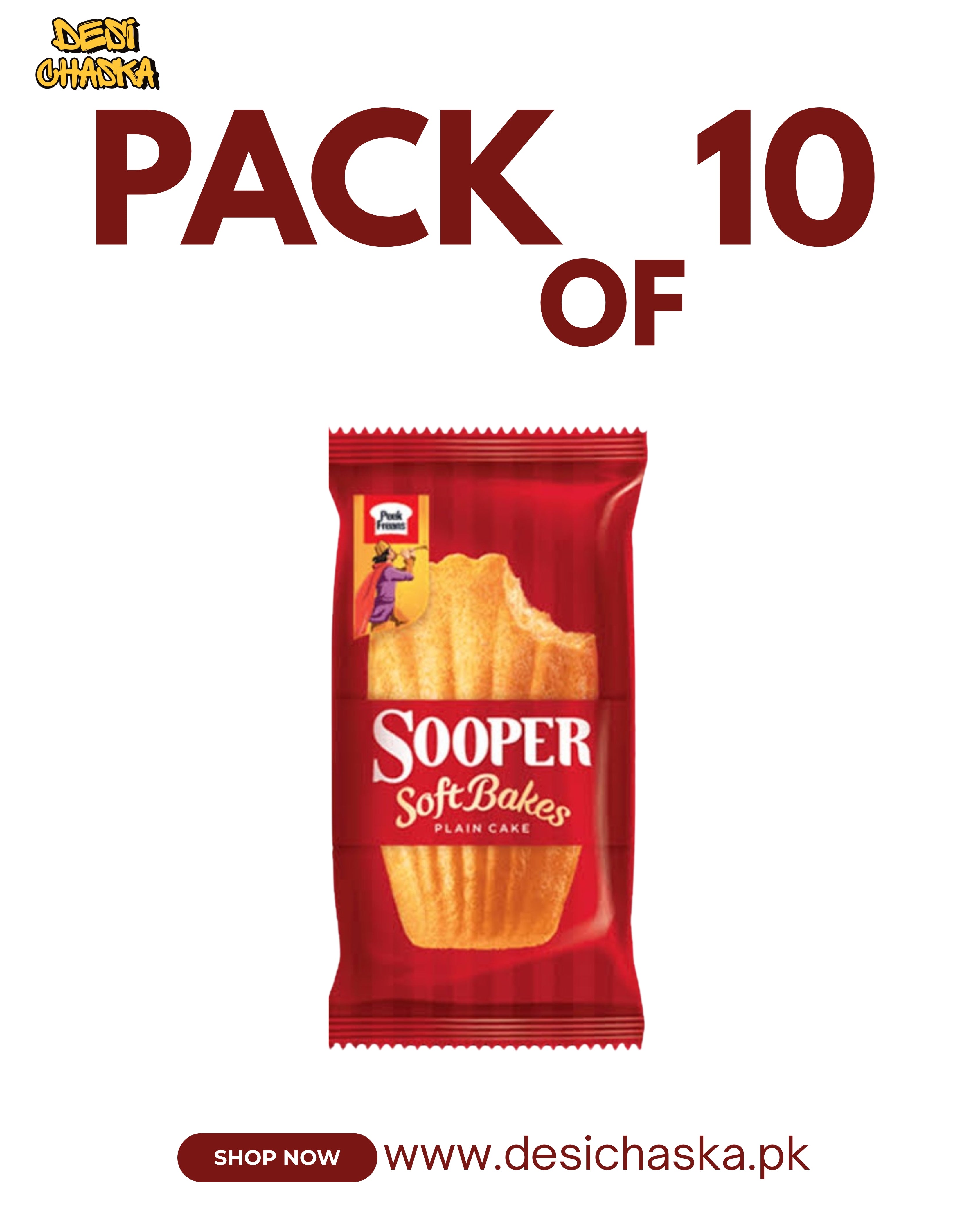 SOOPER CAKE - PACK OF 10 – Desi Chaska