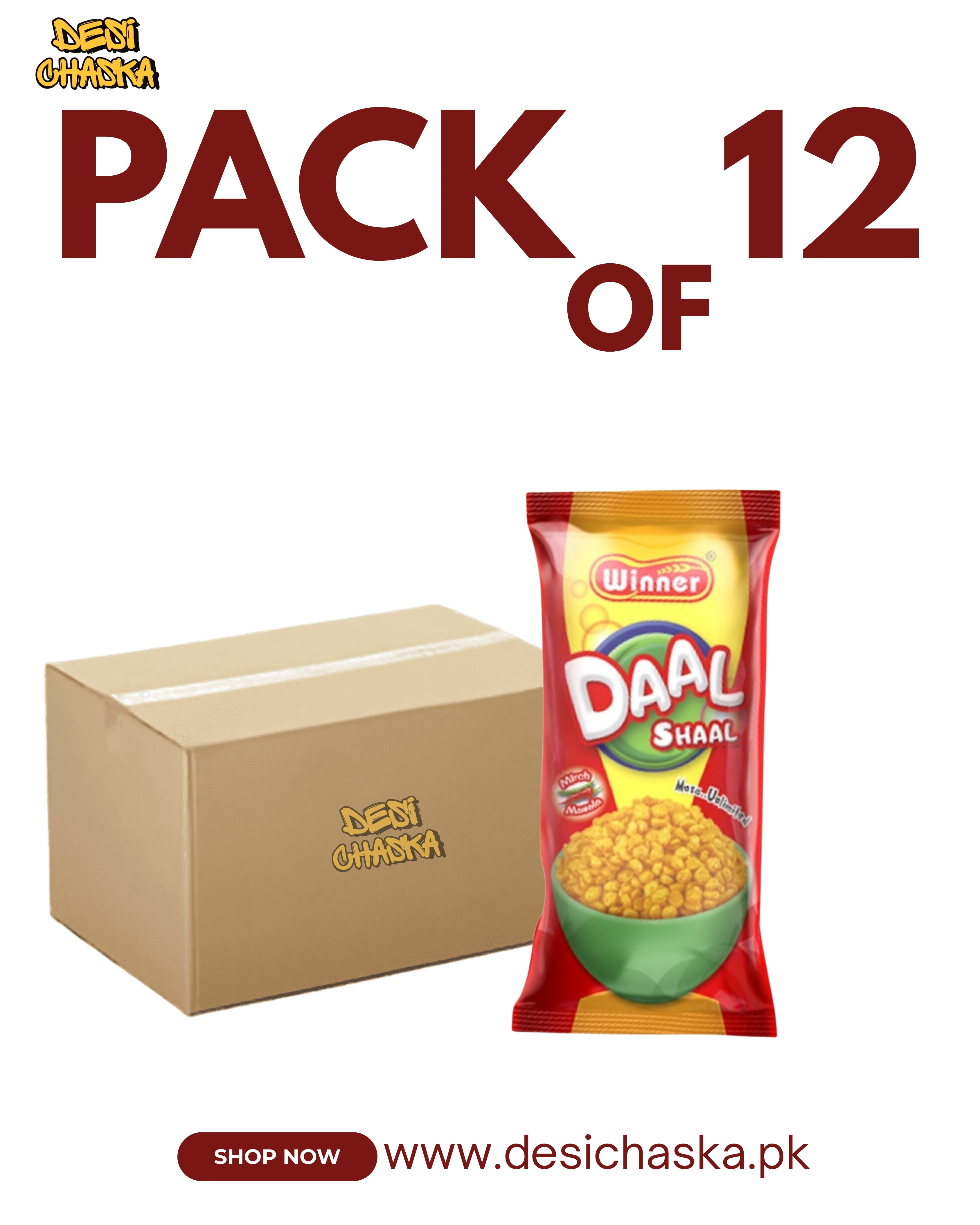 DAAL SHAAL - PACK OF 12 – Desi Chaska