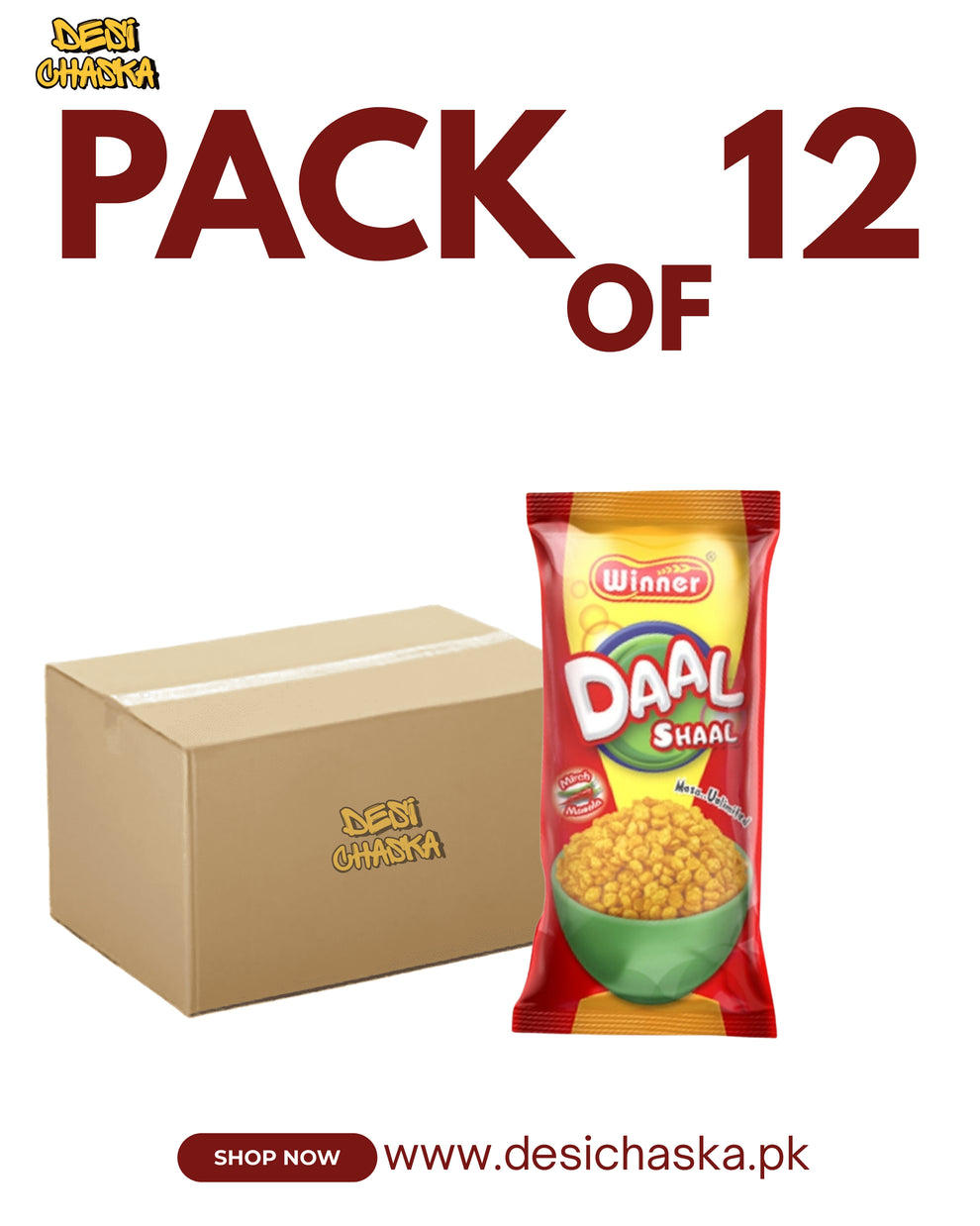 DAAL SHAAL - PACK OF 12 – Desi Chaska
